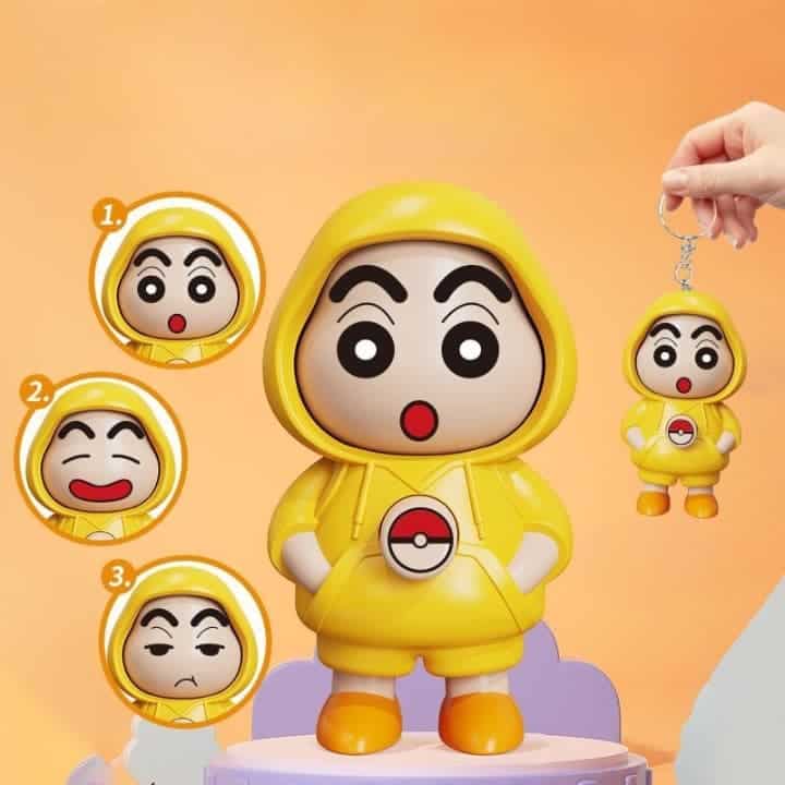 Shinchan Face Changing Keychain – Rabbitoo